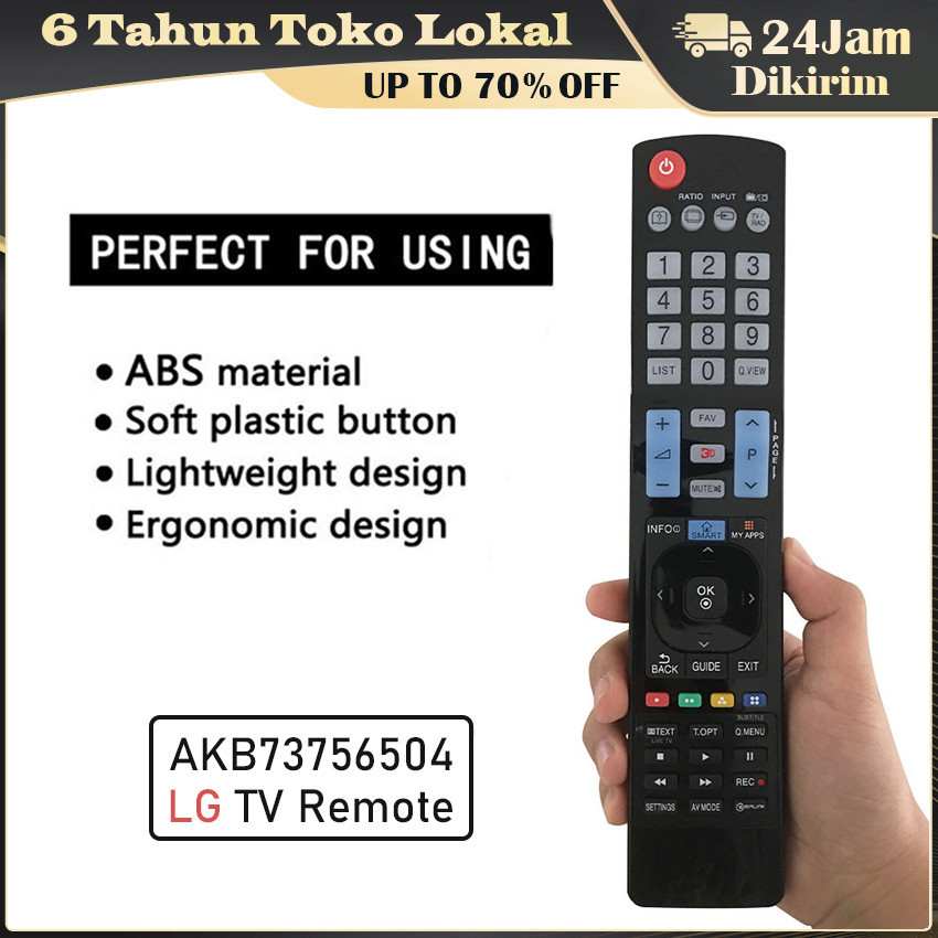 Jual Remot Remote TV LG LCD LED Smart TV AKB73756504 | Shopee Indonesia