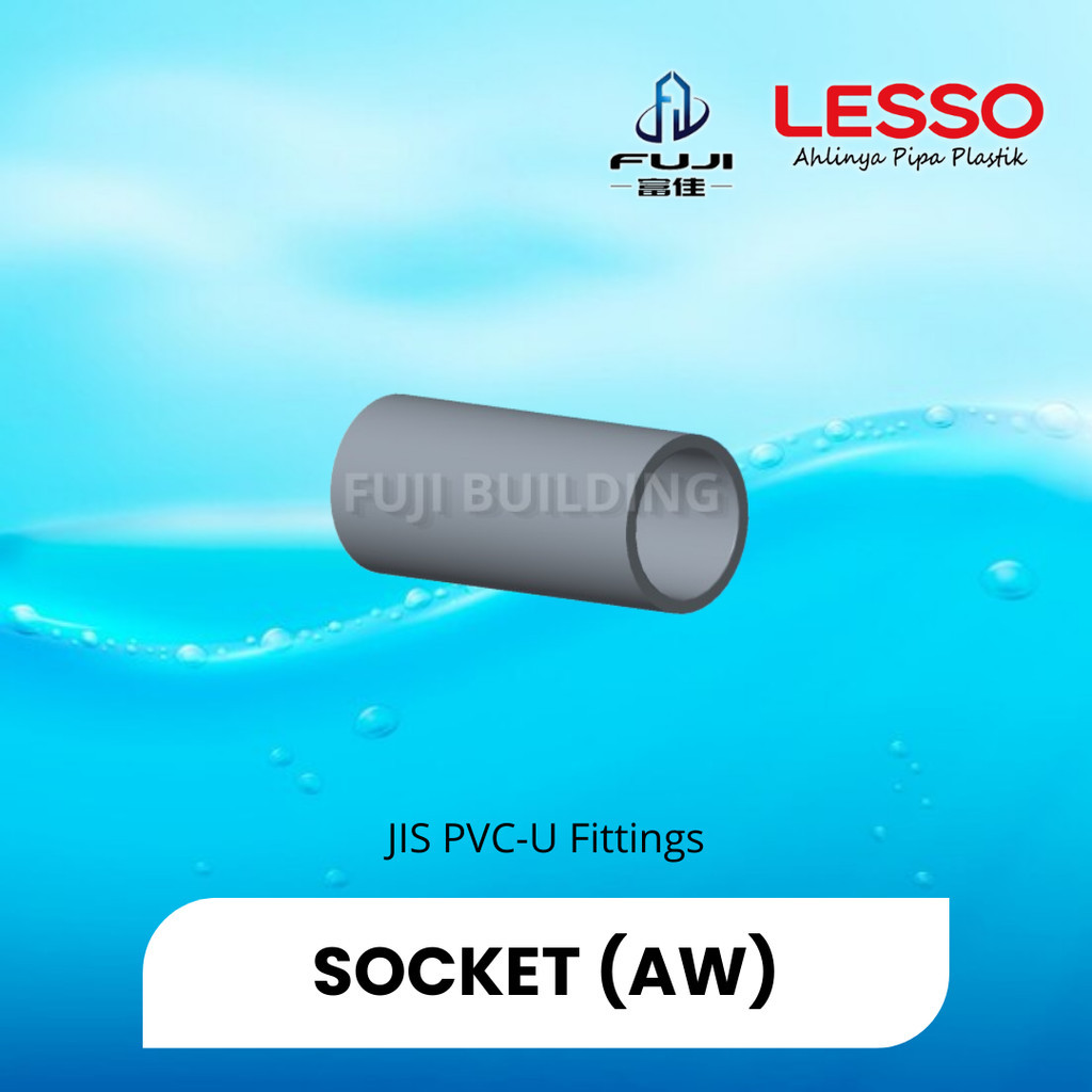 Jual Lesso PVC-U (AW) Socket 1/2" - 2" inch | Shopee Indonesia