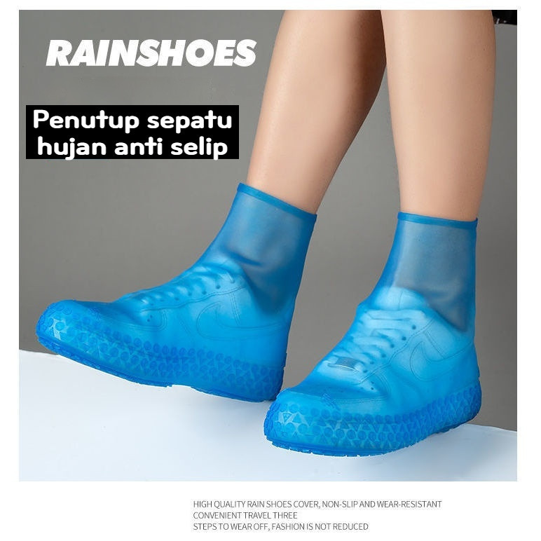 Jual Rain Boots Cover Sepatu Sarung Silicone Funcover Shoes Boots ...
