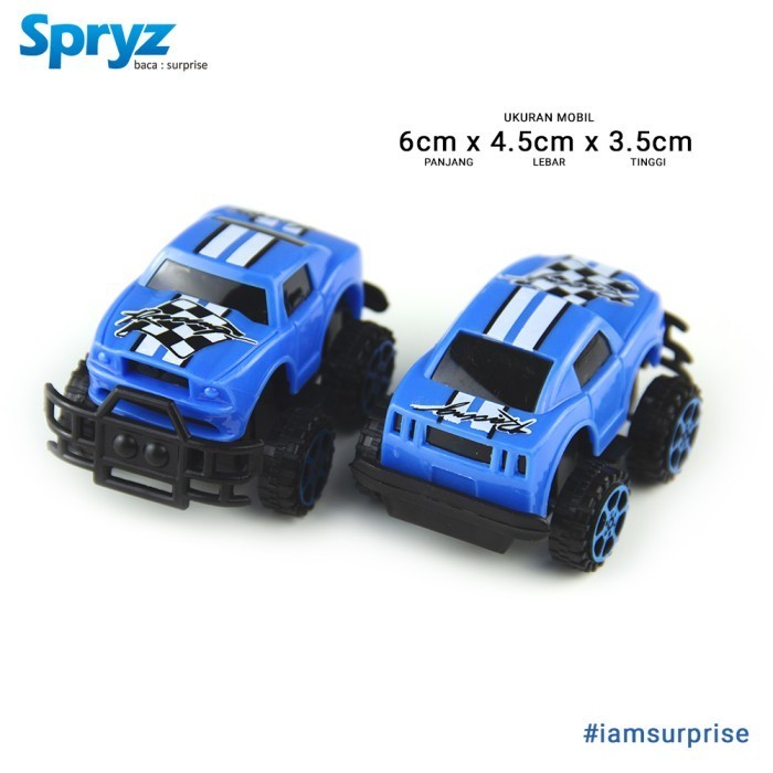 Jual Spryz Mini Car - Mainan Mobil-Mobilan Pullback | Shopee Indonesia
