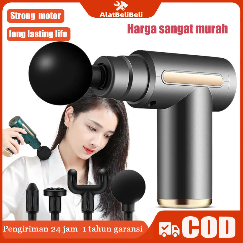 Jual MASSAGE GUN/FASIA MUSCLE MASSAGER GUN/ ALAT TERAPI OTOT/ ALAT ...