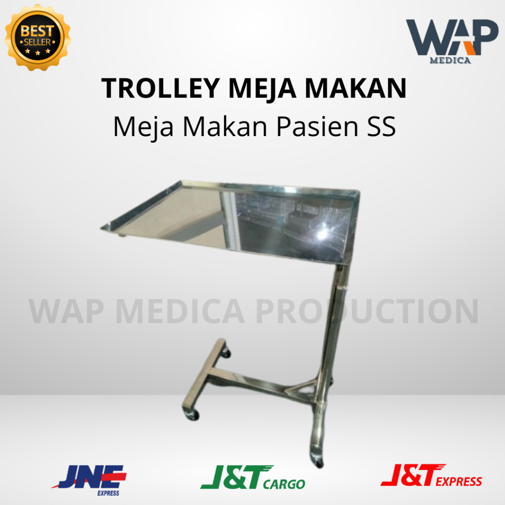 Jual [ STAINLESS ] MEJA MAKAN PASIEN / MEJA TEMPAT MAKAN PASIEN RUMAH ...