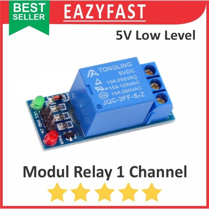 Jual Modul Relay 1Ch 1 Ch Chanel Channel 5 V Volt 5V Module SPDT Low Level Arduino Compatible ...
