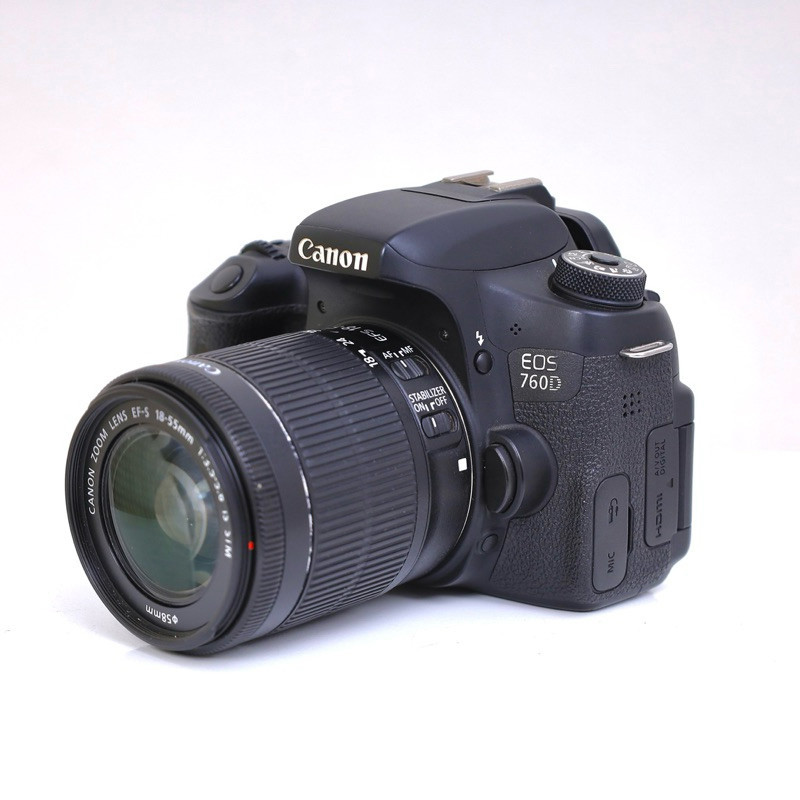 Jual Kamera Canon 760D Bekas Lensa Kit 18-55mm STM Mulus Like New ...
