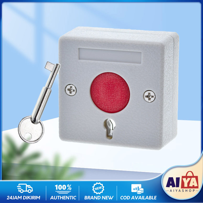 Jual PB-28B Panic Button Alarm - Hold Up Button With Reset Key - Tombol ...