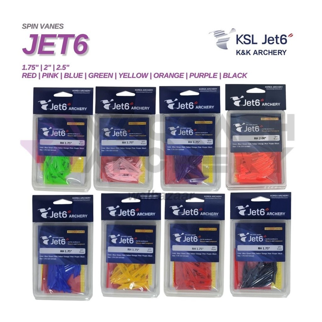 Jual K&K KSL JET 6 SPINWING VANES Spin Wing Helical Vanes | Shopee ...