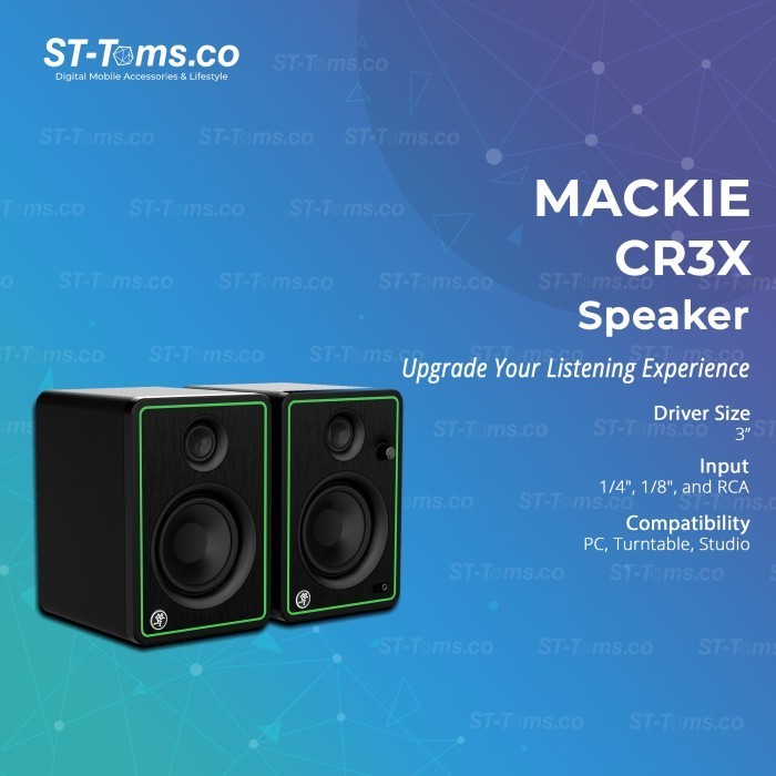 Jual Mackie CR3X / CR3-X / CR3 X Monitors Turntable Mixing Speakers 3 inch | Shopee Indonesia