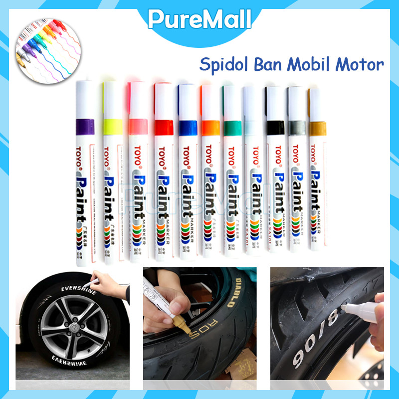 Jual Spidol Ban Mobil Motor / Permanent Marker / Spidol Ban Paint ...