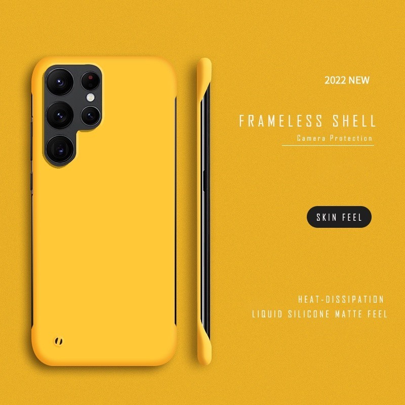 Jual Untuk galaksi Samsung S21 S22 S23 S24 Ultra Case Ultra Thin Matte Frameless Cover For ...