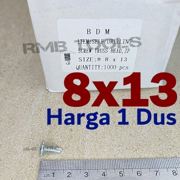 Jual x1Dus Sekrup Roofing Truss Head SDS 8 x 13 mm / Skrup Truss Head ...