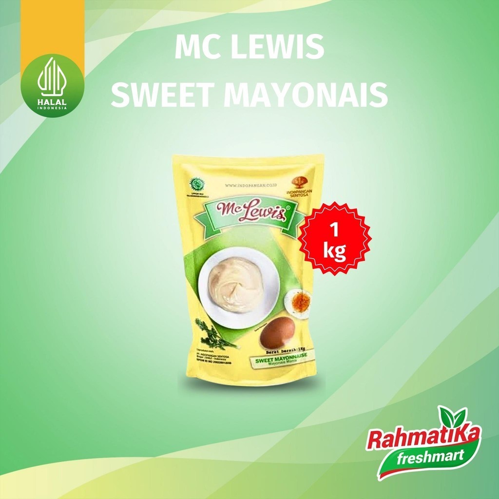Jual Mc Lewis Sweet Mayonnaise / Mayonais Manis 1 Kg | Shopee Indonesia