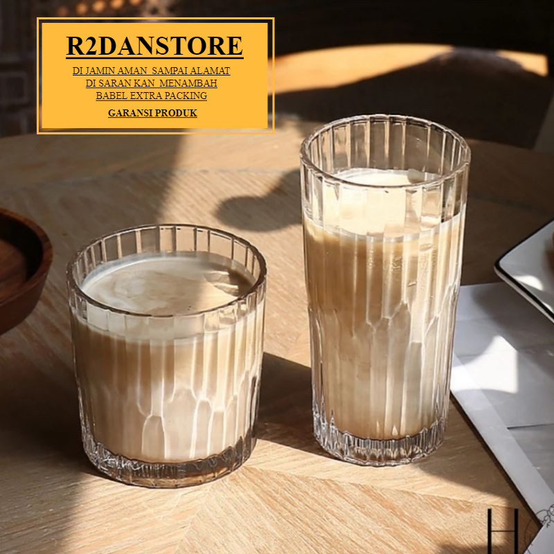Jual Gelas Korea Estetik COD | Gelas Kaca Aesthetic Home | GELAS Cafe ...
