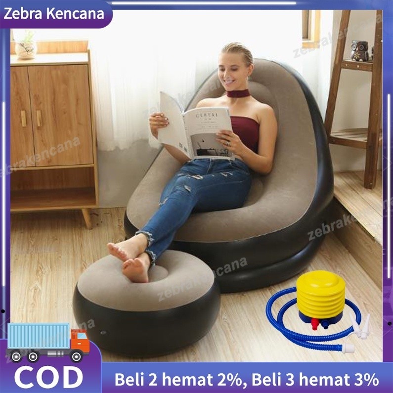 Jual Sofa Santai Angin Intime/ Kursi Santai Dengan Sandaran Kaki (FREE ...