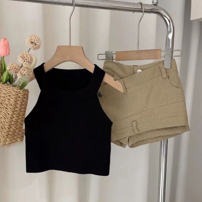 Jual Musim panas Produk baru import fashion set Setelan anak perempuan ...