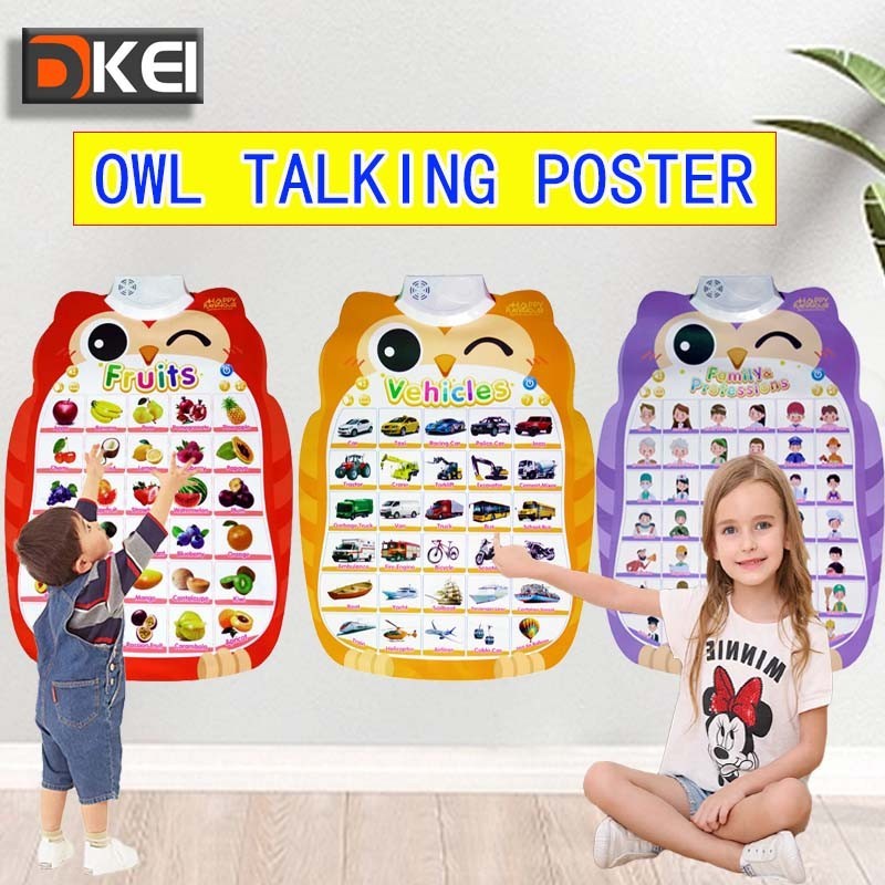 Jual 【OKEI】 Mainan Poster Edukasi Suara Anak Belajar Bahasa Indonesia ...