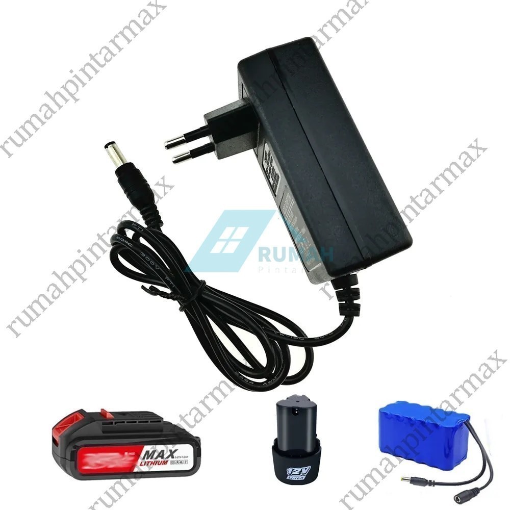 Jual Adaptor Charger Cas Mesin Bor Cordless Drill 21V-12V 1A | Shopee ...