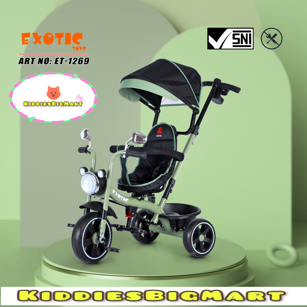 Jual SEPEDA ANAK RODA TIGA 3 EXOTIC ET ET 1269 / 1267 / ET 1263 / ET ...