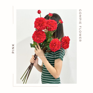 Jual GOMPIE FLOWER CRYSANTEMUM BALL FLOWER GERBERA FLOWER ARTIFICIAL ...