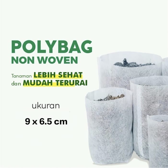 Jual Polybag Non Woven Seedling Bag Semai Benih dan Bibit (ISI 10 PCS ...