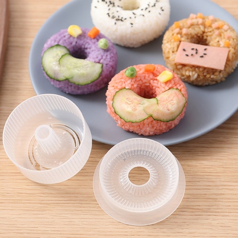 Jual Alat Bento Anak Rice Balls Maker Donat Press Cetakan Dapur Enak ...