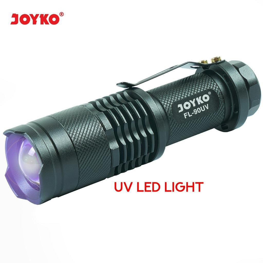 Jual Joyko UV LED Flashlight Senter LED Ultraviolet FL-90UV | Shopee Indonesia