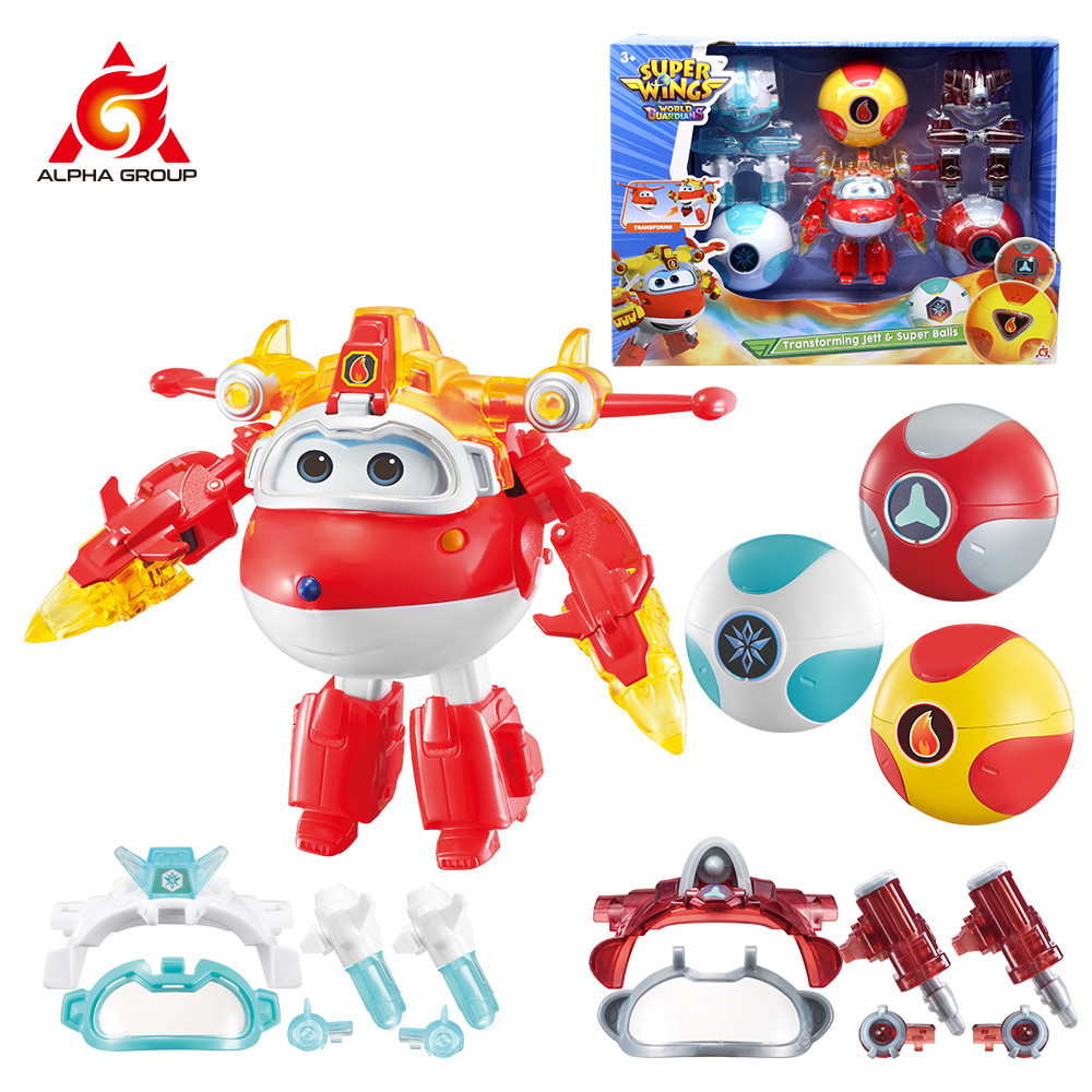 Jual Super Wings S6 5 Inches Transforming Jett & ball - Iron Power ...