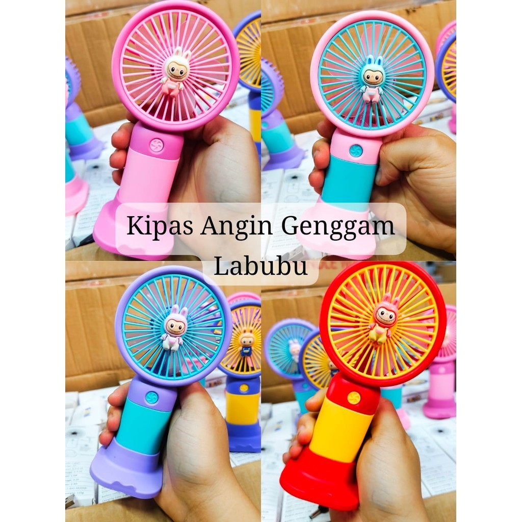 Jual Kipas Angin Labubu MIni Gengam / Kipas Angin Anak Mini Motif ...