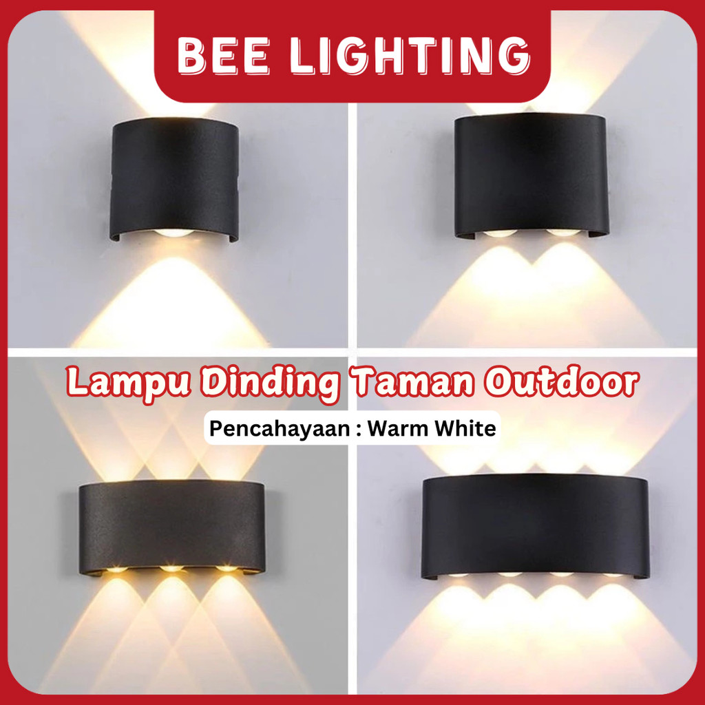 Jual BEE LIGHTING (GARANSI 1 TAHUN) Lampu Dinding Taman Outdoor COB 2W ...