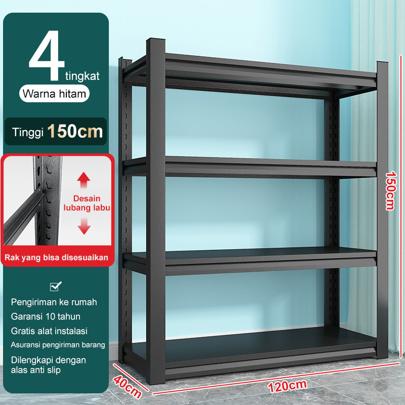 Jual MARI Rak Penuh Rak siku 5 susun Rak Susun 200C | Shopee Indonesia