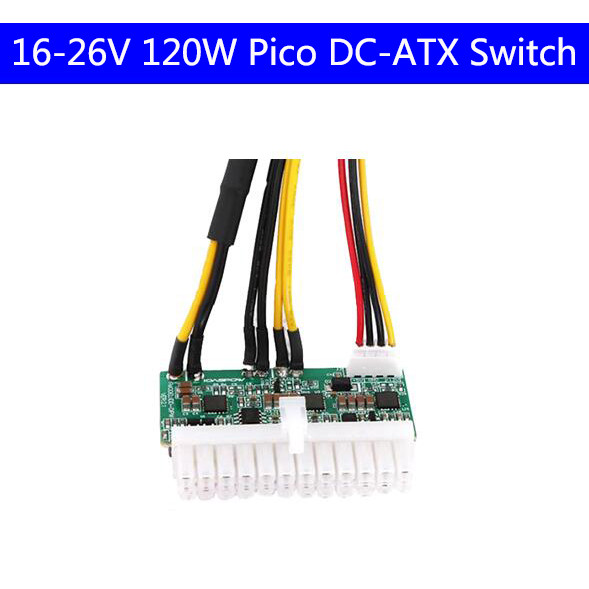 Jual DC-ATX PSU 19V 120W Pico ATX Switch Mining PSU 24pin MINI ITX DC ...