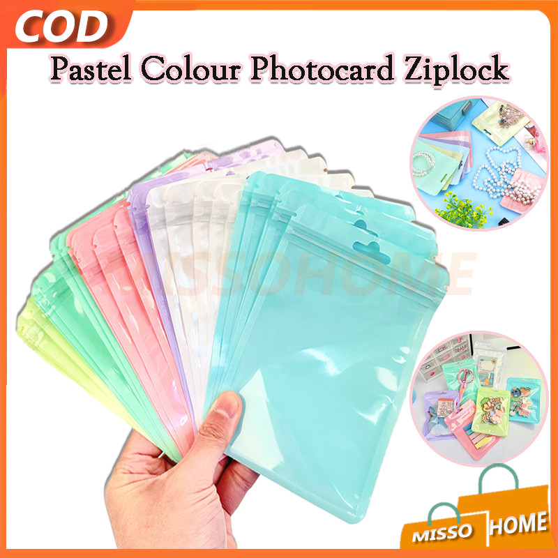Jual Pastel Colour Photocard Ziplock / Fancy Plastik Klip Kombinasi ...