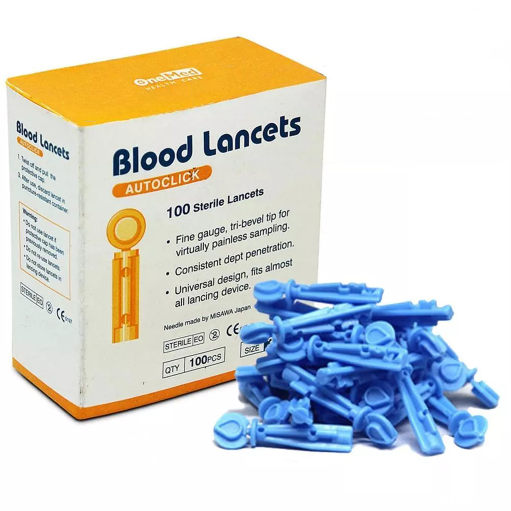 Jual Blood Lancet Autoclick 30G Jarum Ambil Darah Bekam 30 G Isi 100 ...