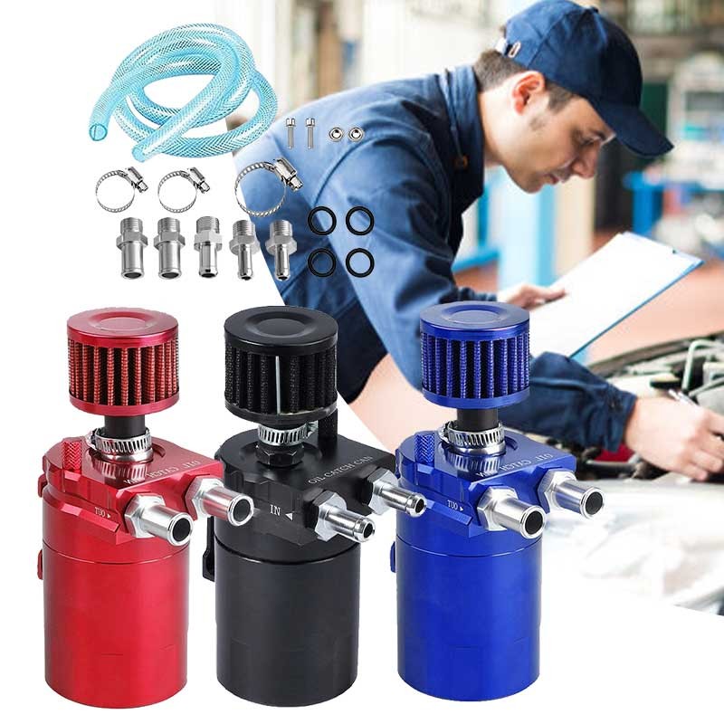 Jual 300ml Oil Catch Tank Mobil Oil Catch Can Universal Breather ...
