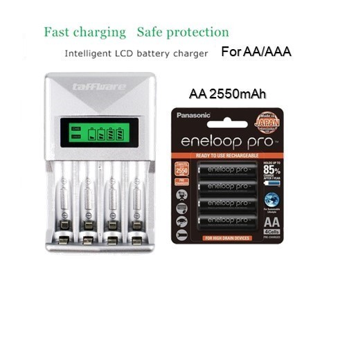 Jual Paket Eneloop AA 2000mAh + Quick Charger AA / AAA for enelop Baterai - A | Shopee Indonesia