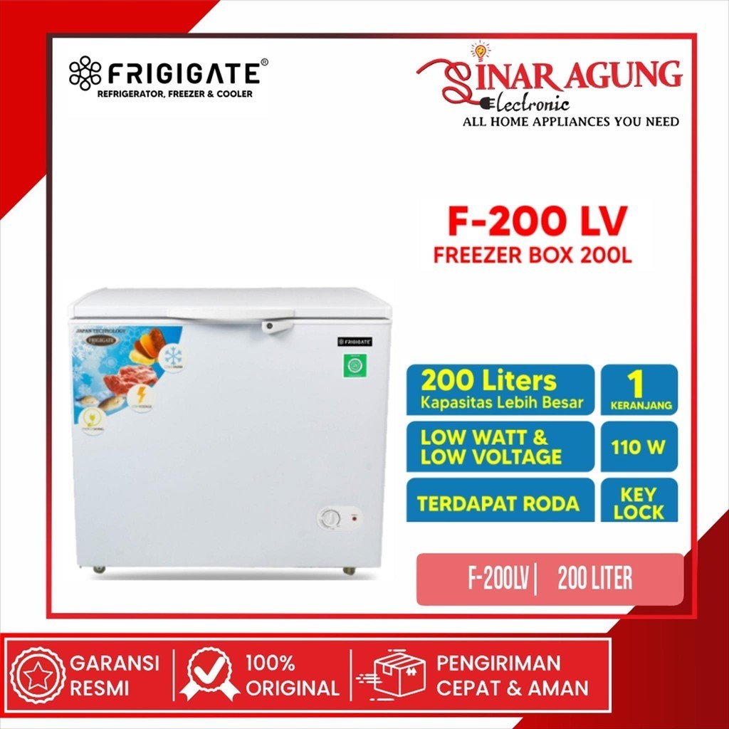 Jual FRIGIGATE F-200LV CHEST FREEZER 200 LITER - GARANSI RESMI | Shopee ...