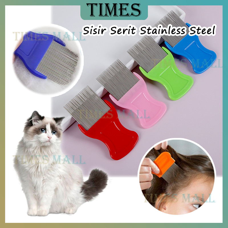 Jual Sisir Serit Kutu Pendek/Serit Besi Ubur Logam Stainless/Serit Kutu ...