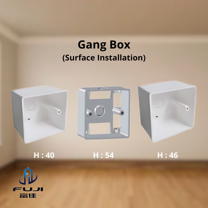 Jual Lesso PVC Conduit Gang Box Surface - 86x86/20 25 H40 | Shopee ...