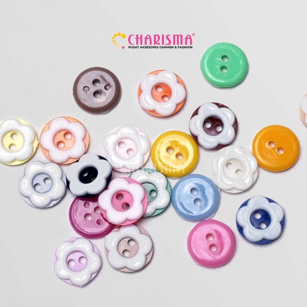 Jual Charisma Kancing Sakura - Kancing Motif Bunga Sakura 13 mm (1gross ...