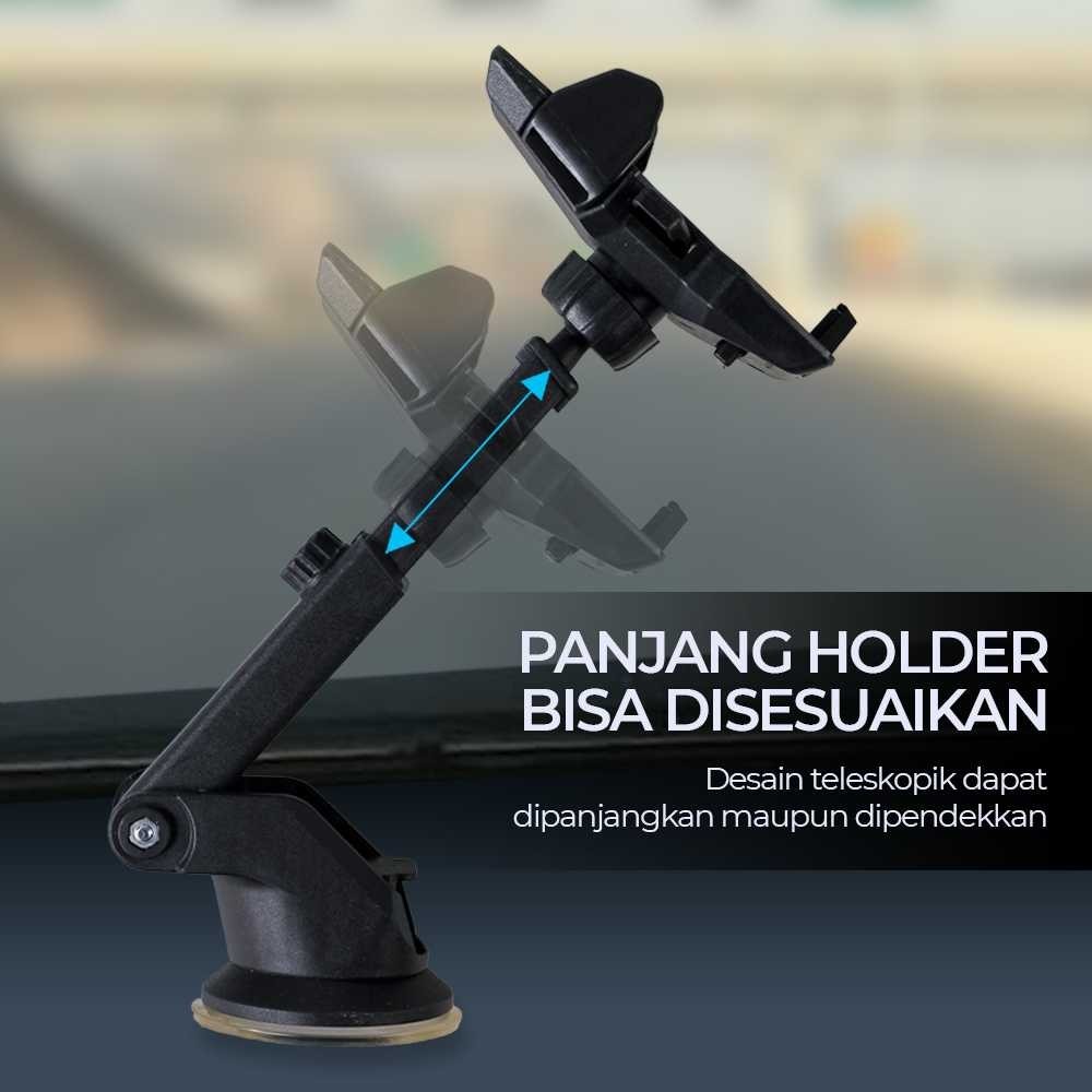 Jual Holder HP Smartphone Mobil Adjustable Suction Cup Dudukan ...