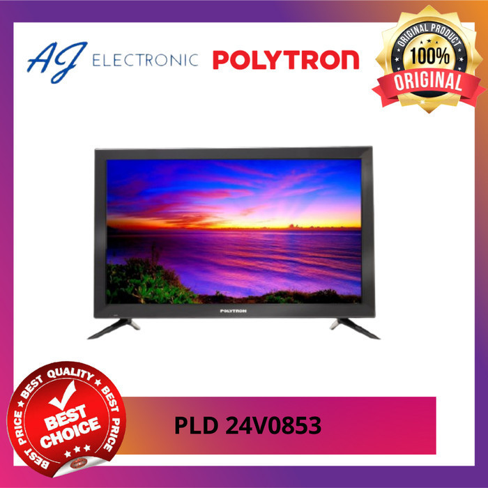 Jual LED TV POLYTRON PLD-24V0853 / PLD24V0853 , DIGITAL TV 24 INCH | Shopee Indonesia