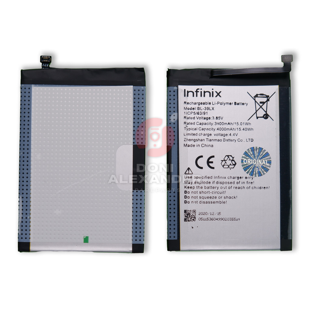 Jual BATERAI BATTERY BATRE INFINIX S5 X652 - INFINIX SMART 4 X653 BL ...
