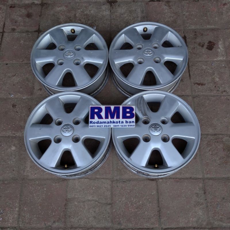 Jual VELG BEKAS OEM MOBIL AVANZA VELG ONLY RING 14 BAUT 4 PCD 114 ...