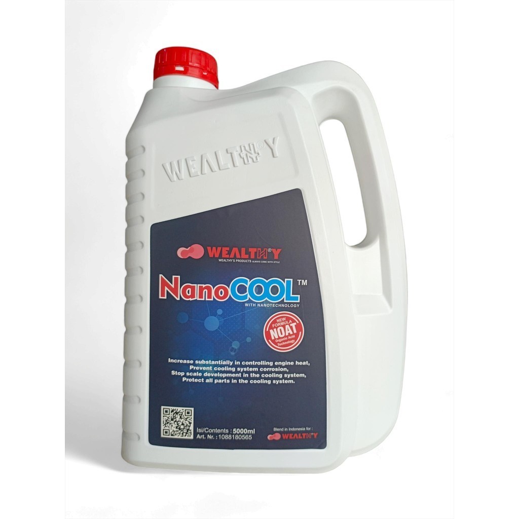 Jual Air Radiator Nano Coolant NOAT Wealthy Merah 5 Liter | Shopee ...