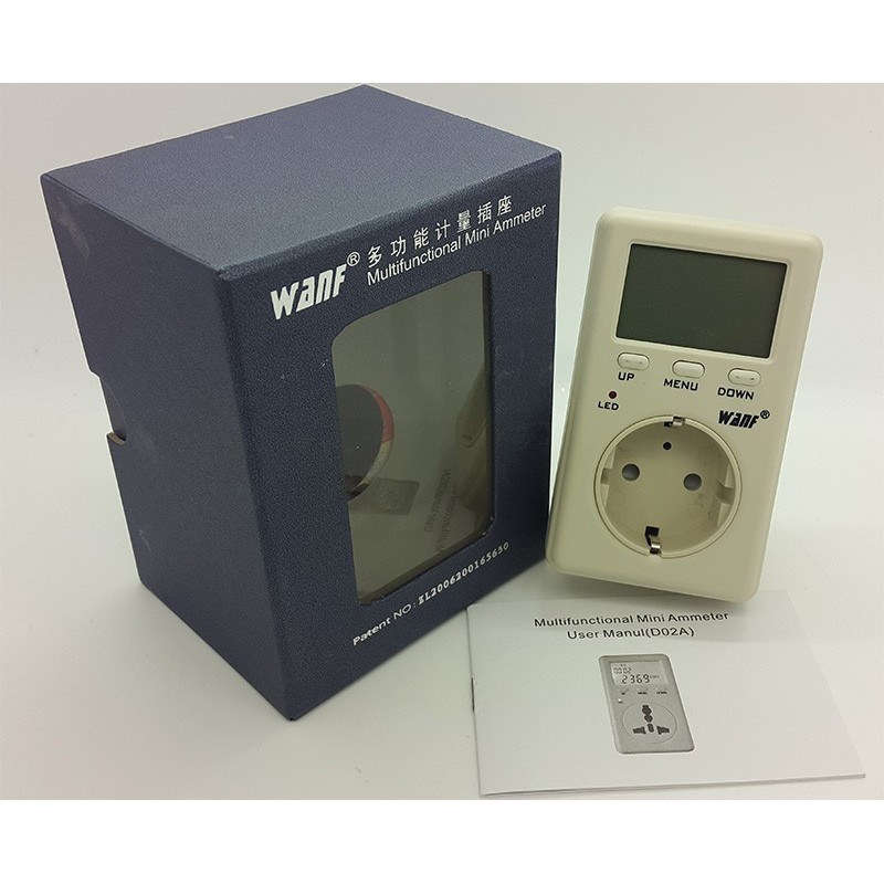 Jual Energy Meter WANF Wattmeter Voltmeter Kwh Watt Meter Listrik ...