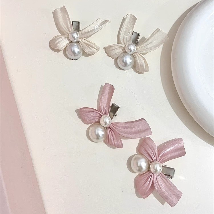 Jual Town Shell - Mini Shining Ribbon Korean Hair Claw Clip / Jepit ...