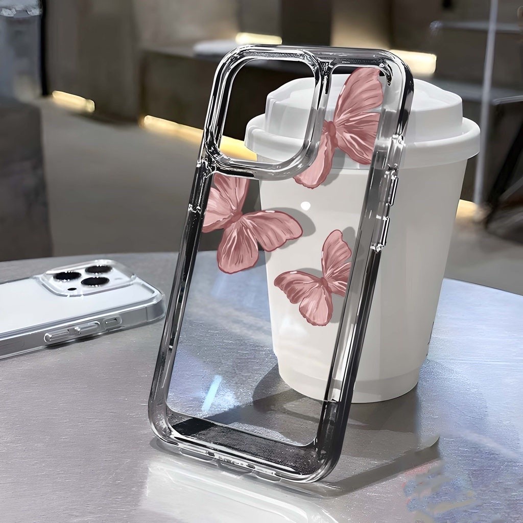 Jual Butterfly Aesthetic Soft Case Samsung A07 A17 5G A56 5G A35 5G A36 5G A26 A06 5G Galaxy A55 ...