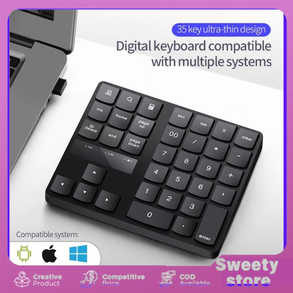 Jual Sweety Store Indonesia-Keypad Numerik Multimedia Wireless 2.4GHz ...