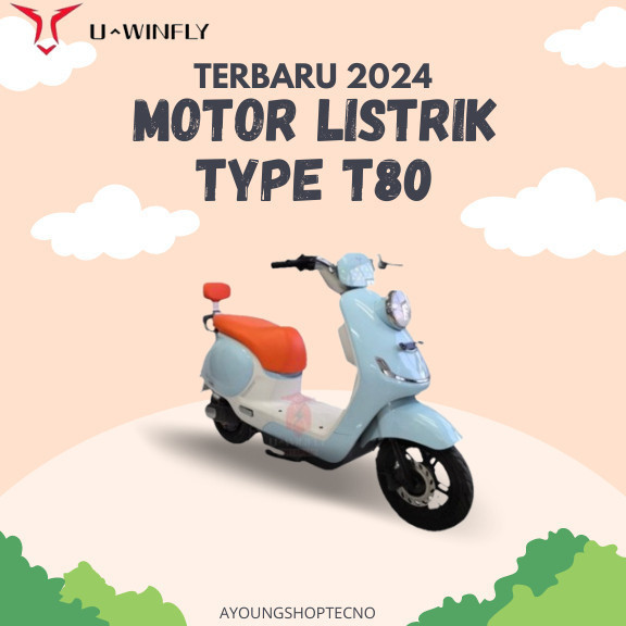 Jual Uwinfly Motor Listrik Type T80-Nfc System-1200Watt TERBARU 2024 ...
