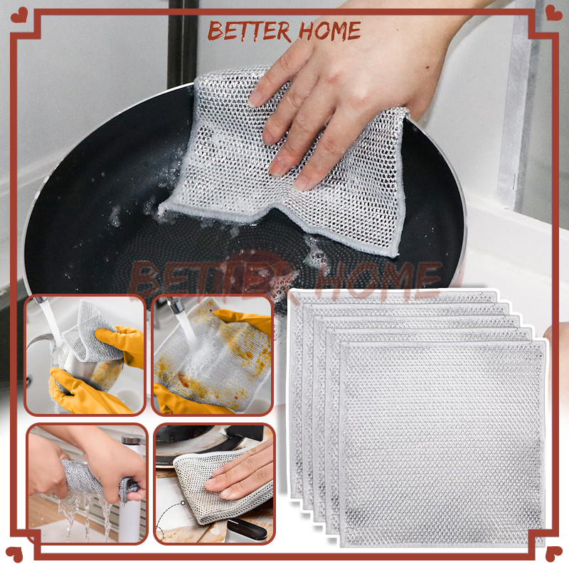 Jual Kain Lap Dapur Kawat Cuci Piring/Kain Lap Dapur Serbaguna ...
