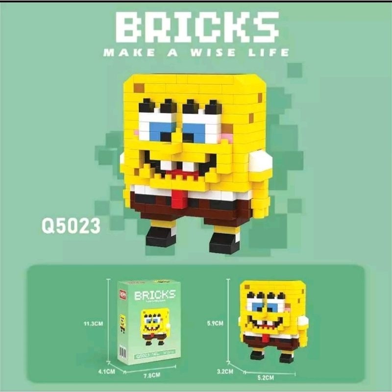 Jual bgm nano micro building magic block blocks blok bricks brick brik ...